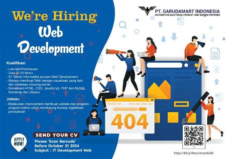 hiring for it development web garudamart