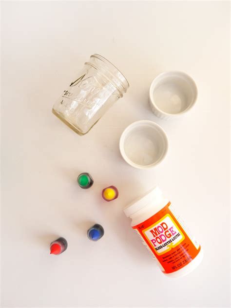 Diy Colored Glass Mason Jars