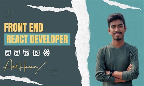 Do Front End Web Development In React Js With Bootstrap By Hello Amit Fiverr