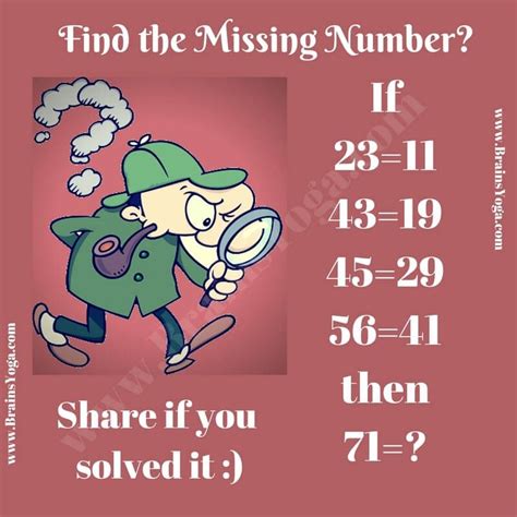 Maths Logic Brain Teaser With Answer Artofit