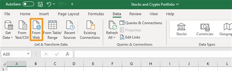 How To Pull Live Crypto Stocks Prices Into Excel CoinGecko API