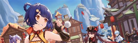 Genshin Impact Baizhu Beidou Chongyun Ganyu Hu Tao Keqing Ningguang K