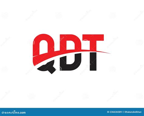 QDT Letter Initial Logo Design Vector Illustration Stock Vector Illustration Of Modern
