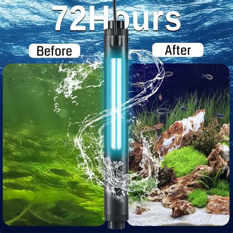 Aquarium Uv Sterilizer High Efficiency Fish Tank Uv Clean Light Uv F