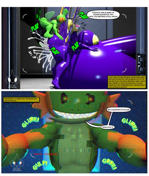 Rule 34 3d Anthro Big Belly Bottomwear Comic Comic Page Corruption Cum Cum Inside Cumflated