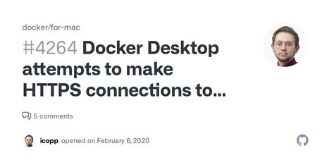 Docker Desktop Attempts To Make Connections To Port Inside