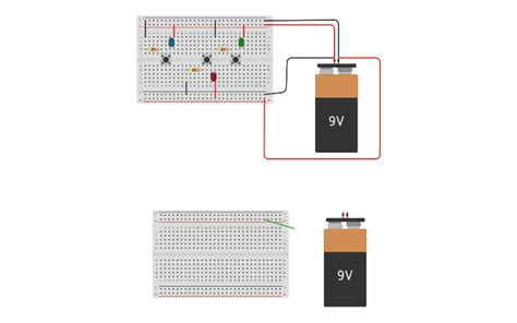 Circuit Design Actividad2 Semana2 Prácticacircuito 3 Leds Pulsadores Roberto F Tinkercad