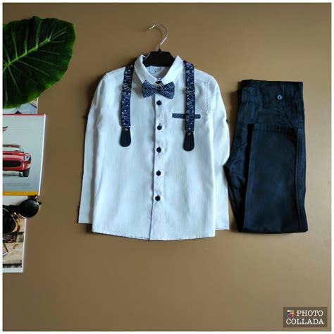 Нарядний класичний костюм для хлопчика з рубашкою брюками і метеликом для хлопчика 5 років