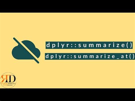 Dplyr Summarize Function In R R For Data Science