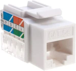 CAT Network Module Information Socket RJ Connector Adapter Keystone Jacks Modules Tool Free