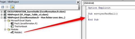 Comment Envoyer La Sélection Par Mail En 1 Clic Avec Vba Sur Excel Excel Formation