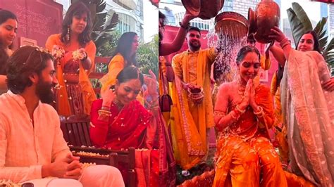 Naga Chaitanya And Sobhita Dhulipalas Pelli Raata Ceremony Pictures