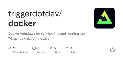 GitHub Triggerdotdev Docker Docker Templates For Self Hosting And