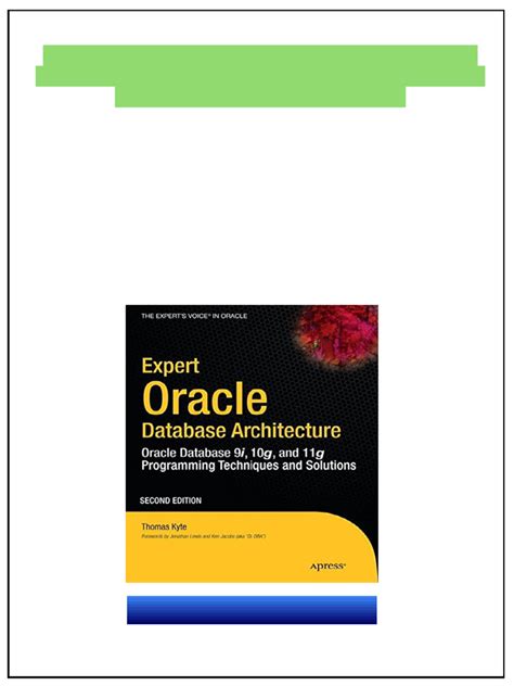 Expert Oracle Database Architecture Oracle Database 9i 10g And 11g