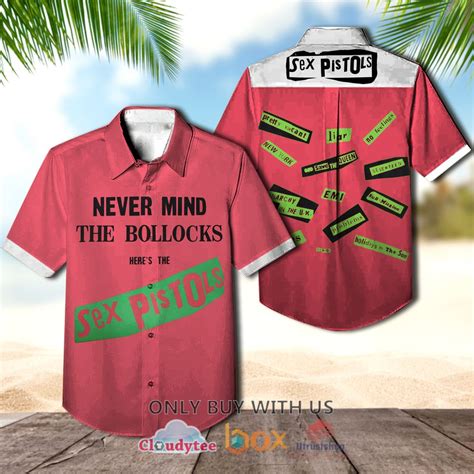 Sex Pistols Never Mind The Bollocks Album Hawaiian Casual Shirt