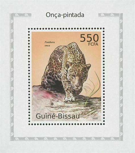 Jaguars Panthera Onca Plants Mini Sov Sheet Mnh Worldwide Other Stamp Hipstamp