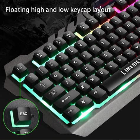 Gaming Mouse 104 Keyboard Sets Phone Holder Metal Vicedeal