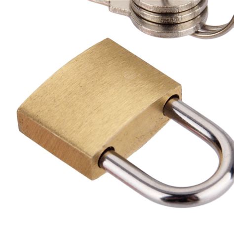 20mm Small Copper Lock With Keys Luggage Case Padl Vicedeal