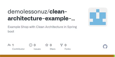 Github Demolessonuzclean Architecture Example Shop Spring Boot