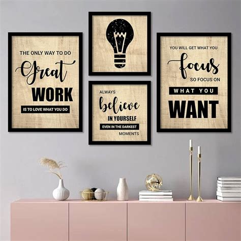 Inspirational Office Posters Wall Decor Quotes To Elevate Your Workspace
