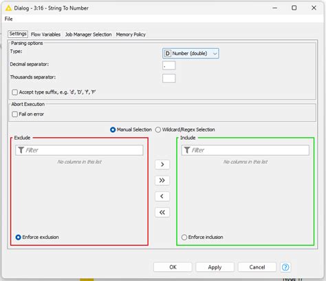 numbers without thousand separator knime analytics platform knime