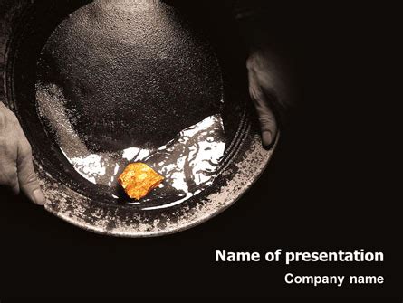Gold Mining Presentation Template For PowerPoint And Keynote PPT Star