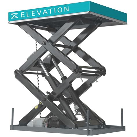 Double Hydraulic Scissor Lift Heavy Duty 2050mm Scissor Tables Uk