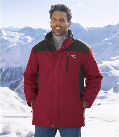 Tweekleurige Ski Parka Winter Snow Atlas For Men