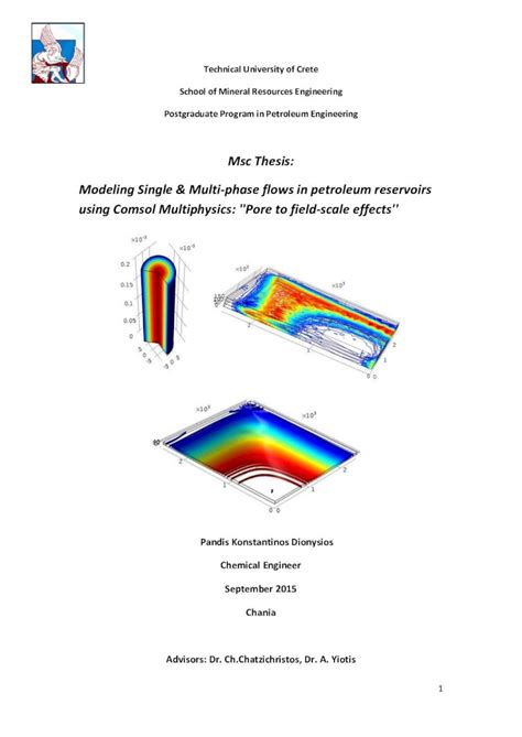 pdf msc thesis modeling single and multi phase flows in mssg ipta
