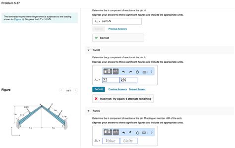 Solved Problem Determine The Z Component Of Reaction At Chegg