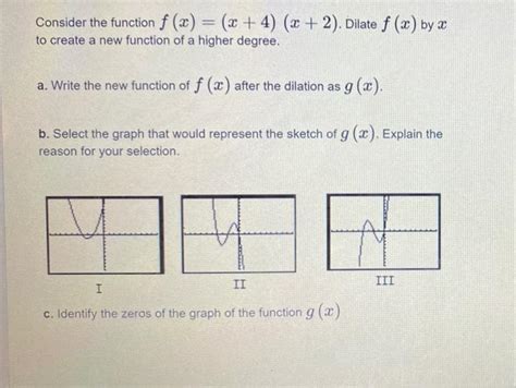 Solved Consider The Function F X X 4 X 2 Dilate