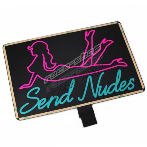 Glowing LED Panel Send Nudes Races Shop