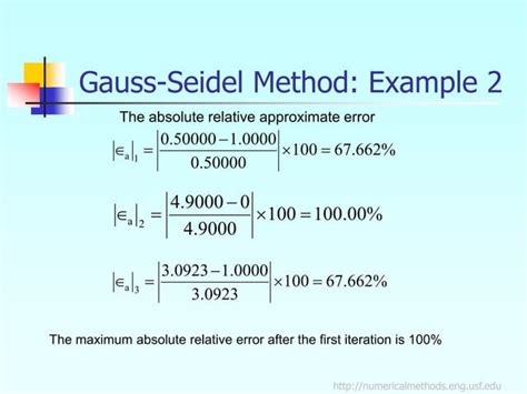 Gauss Seidal Methodppt
