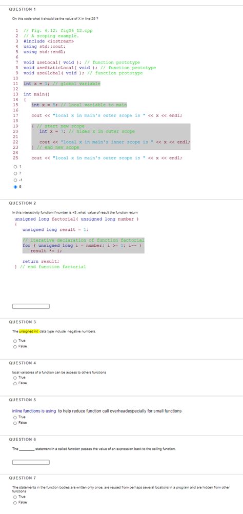 Solved QUESTION On This Code What It Should Be The Value Chegg