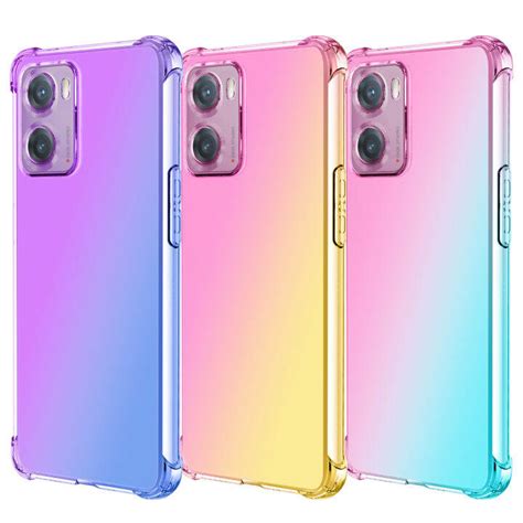 Phone Case For Oppo A96 A76 A36 4g Gradient Four Corners Anti Fall Tpu