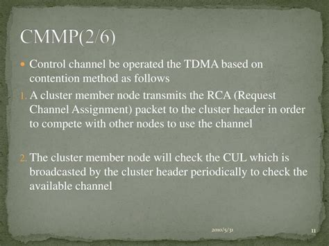 PPT CMMP Clustering Based Multi Channel MAC Protocol In VANET PowerPoint Presentation ID