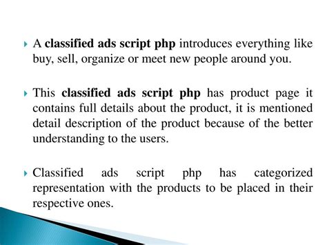 ppt php classified script classified ads script php powerpoint