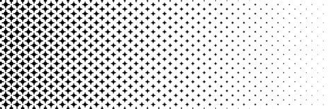 패턴과 배경에 대한 현대적인 검은 색의 날카로운 십자가 모양의 수평 하프 톤 더하기 기호에 대한 스톡 벡터 아트 및 기타 이미지 더하기 기호 로고 디지털 화면