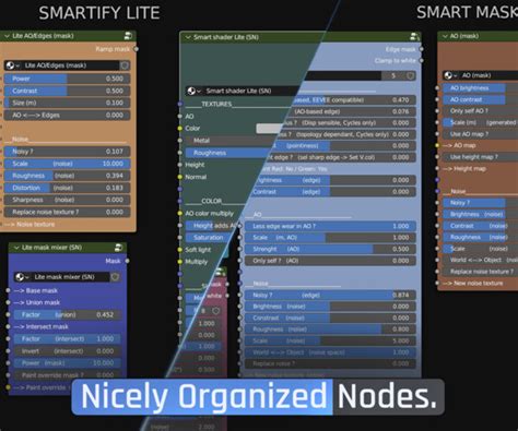 Artstation Smartify Nodes Blender Asset Library Resources