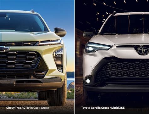 2025 Chevy Trax Vs 2025 Toyota Corolla Cross Comparison