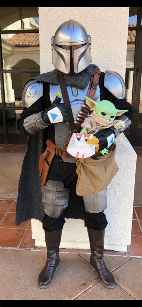 Mandalorian Costume With Gun At Donald Pray Blog