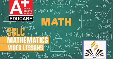 Aplus Blog Sslc Mathematics All Chapters Video Lesson