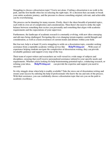 How To Choose A Dissertation Topic Uk Pdf Thesis Privacy