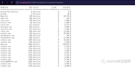 NET 异常过滤器实现虚拟WebShell 董川民
