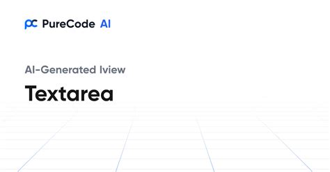 Build Great Iview Textarea Components Faster Using Ai Tools