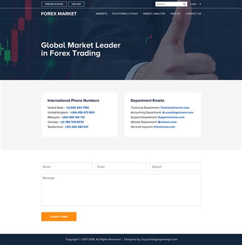 Forex Trading Marketing Website Design 003 Forex Trading Html Website