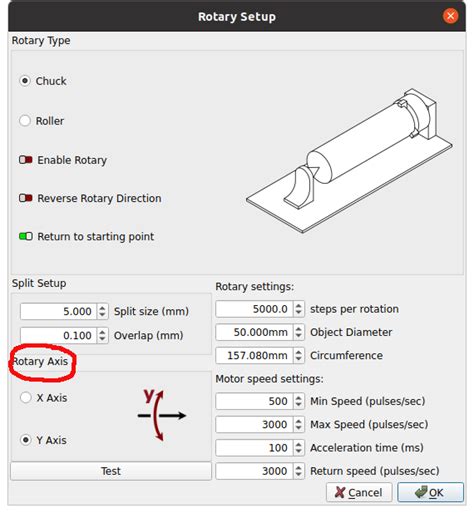 Rotary Weird Behaviour Letters Engrave On Half And Overlap Lightburn