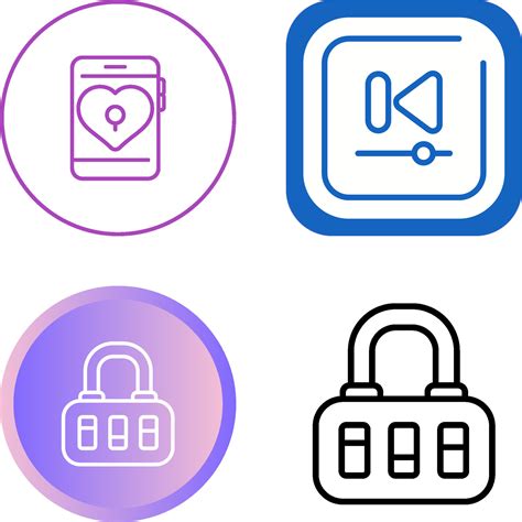 Security Lock Vector Icon 40666311 Vector Art At Vecteezy