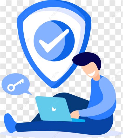 Digital Data Protection Vector Illustration Data Protection Password