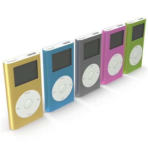 Ipod Mini 3d Models Set 3d Model 29 Max Obj Ma C4d 3ds Free3d